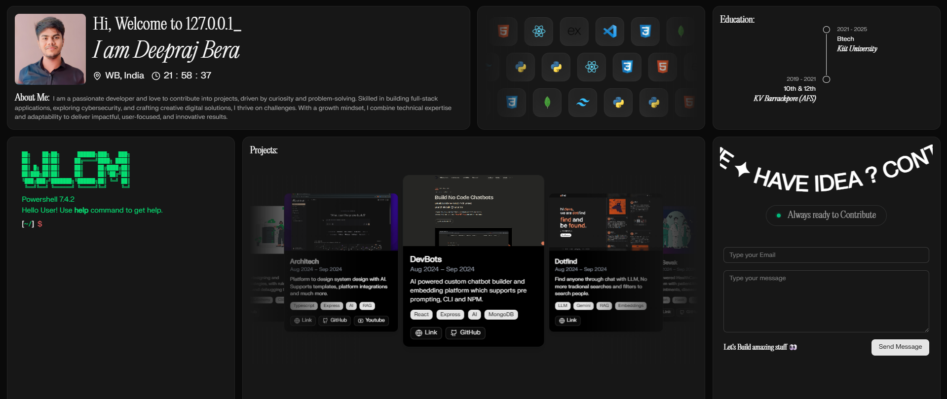 127.0.0.1 - Welcome Home!